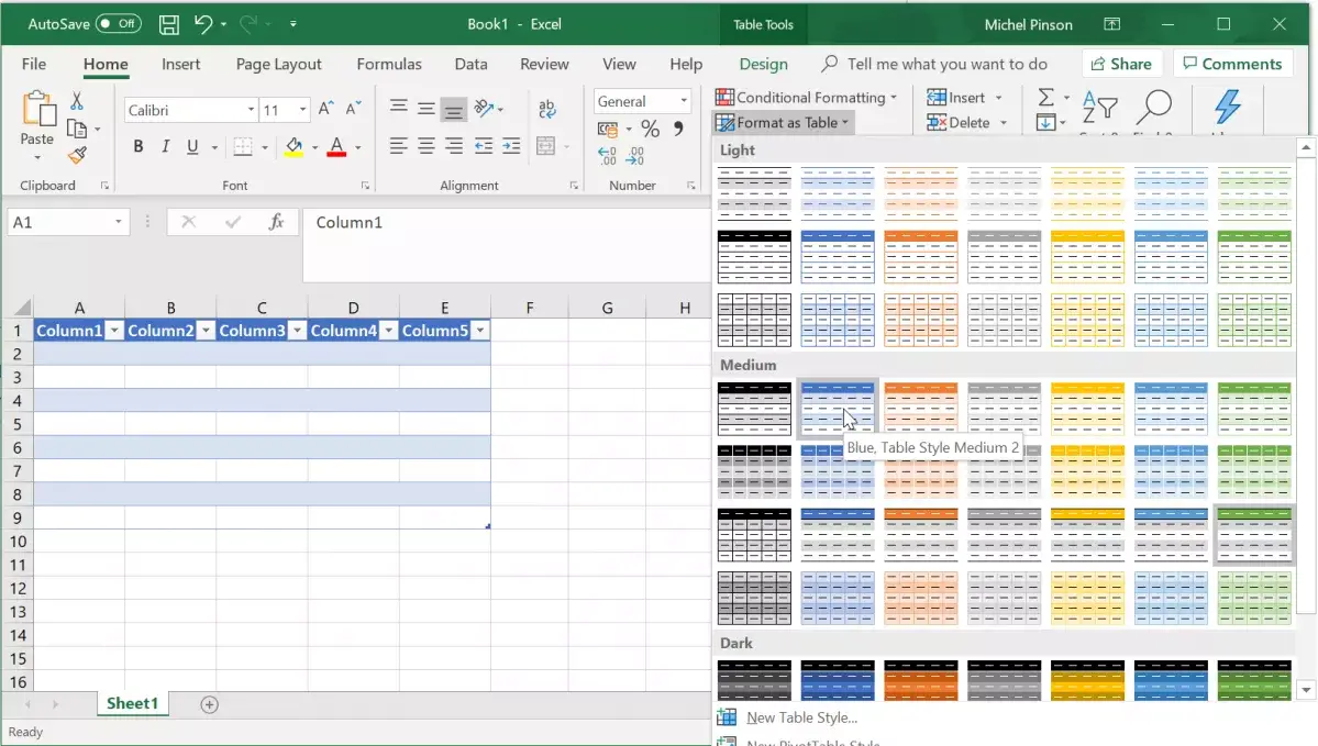 How To Make A Table Look Good In Excel