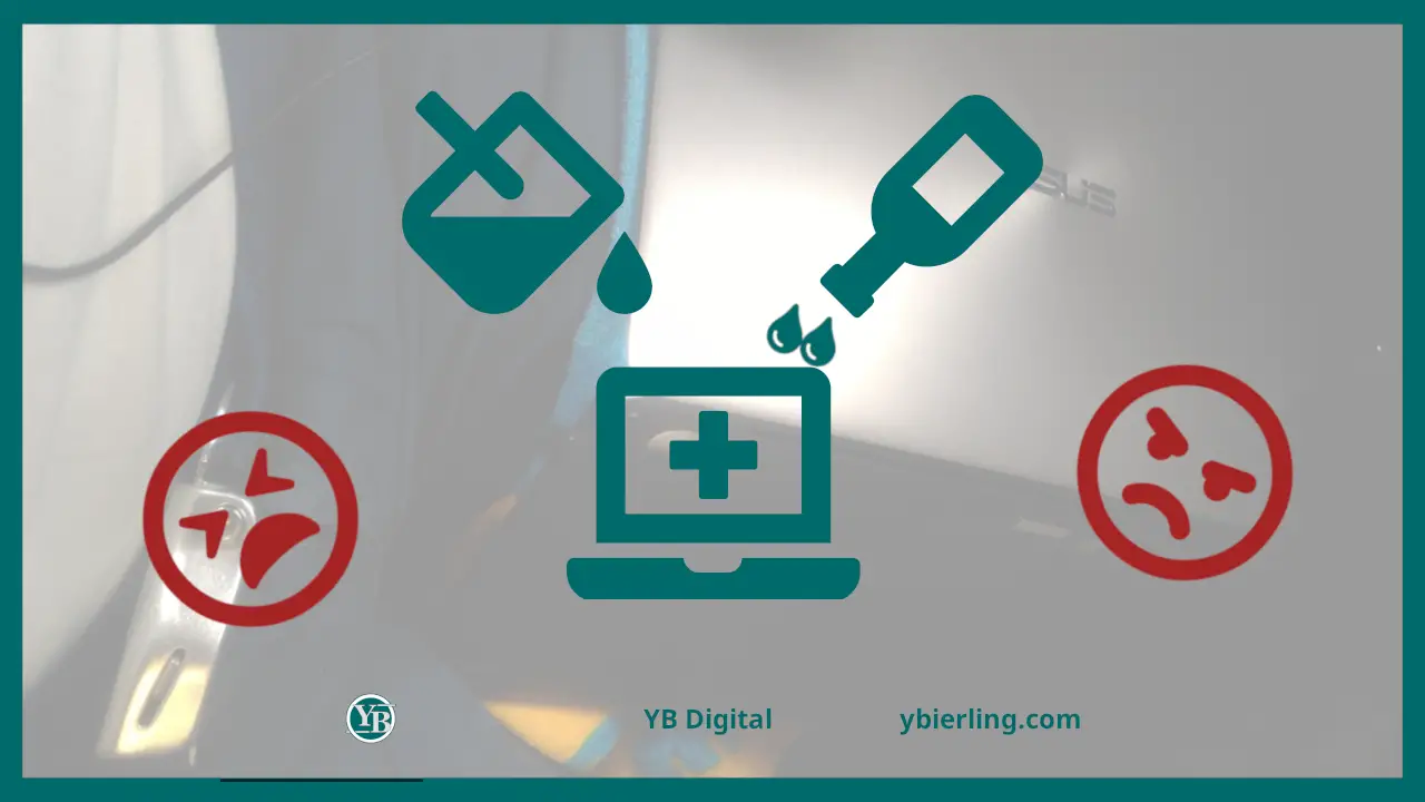 Liquid Spill On A Laptop: What To Do? Full Guide To Recover Your Laptop!