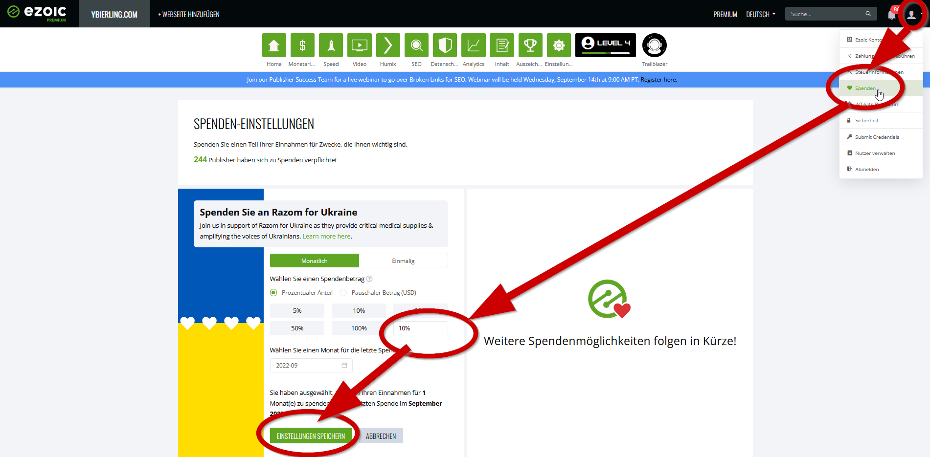 Machen Sie eine Pledge-Website: Treten Sie dem 10-Prozent-Pledge mit ...