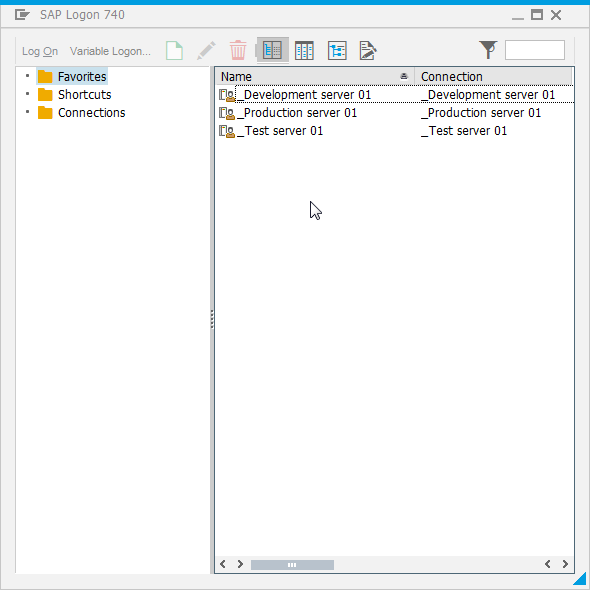 SAP Logon server list find and change the SAPlogon.ini – YB.Digital
