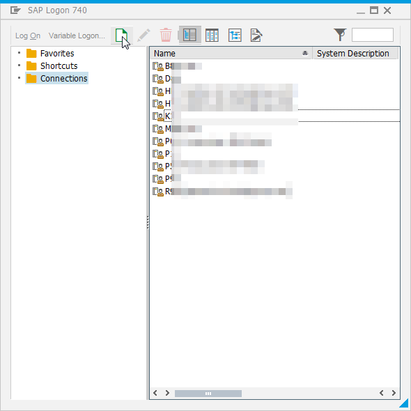 SAPLogon Add server manually to the server list – YB.Digital