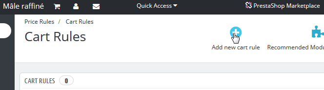 Prestashop comment créer un code réduction / coupon / voucher (pourcentage, montant fixe ...