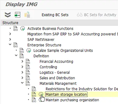 SAP how to create a storage location – YB.Digital