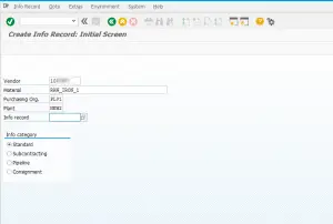 Purchase Info Record in SAP MM S4HANA – YB Digital
