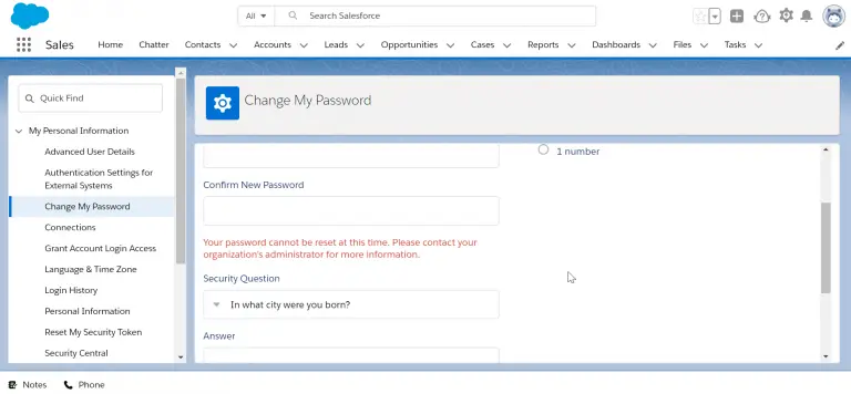 How to easily change or reset user password with SalesForce password ...